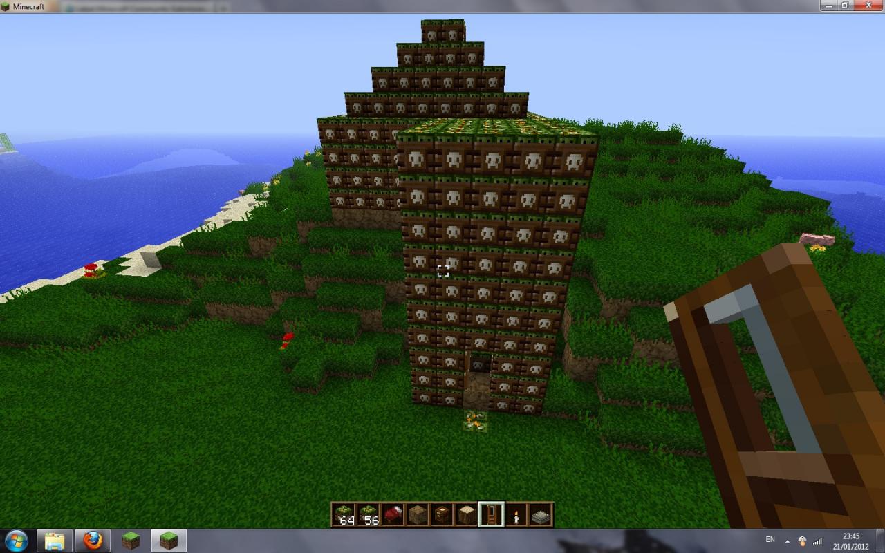 The explosive house Minecraft Map